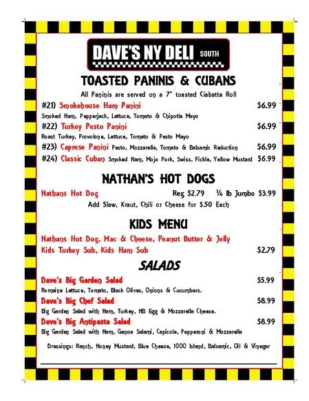 Dave’s NY Deli South (Gainesville) | Jeff Eats