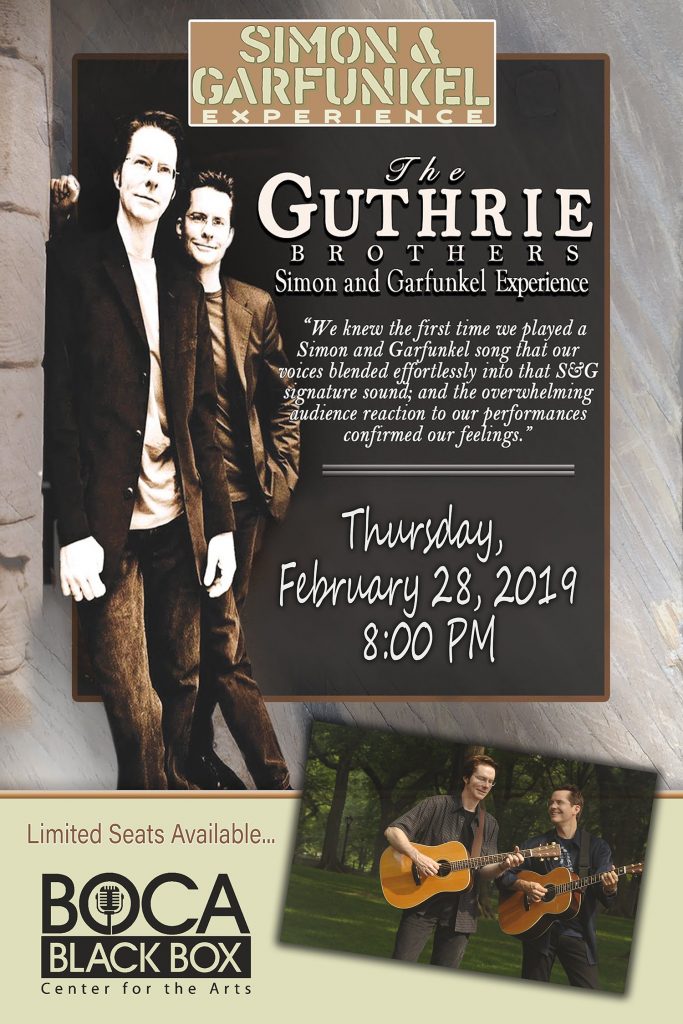 The Guthrie Brothers- Simon & Garfunkel Experience (Boca Black Box ...