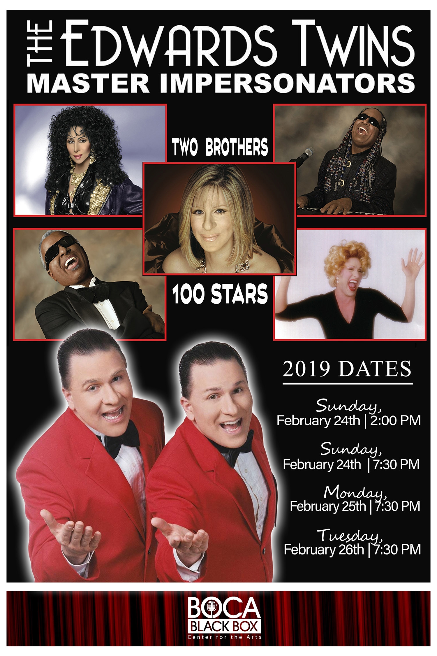 The Edwards Twins- Master Impersonators (Boca Black Box- Boca Raton ...