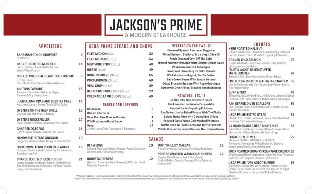 Jackson’s Prime (Fort Lauderdale) | Jeff Eats