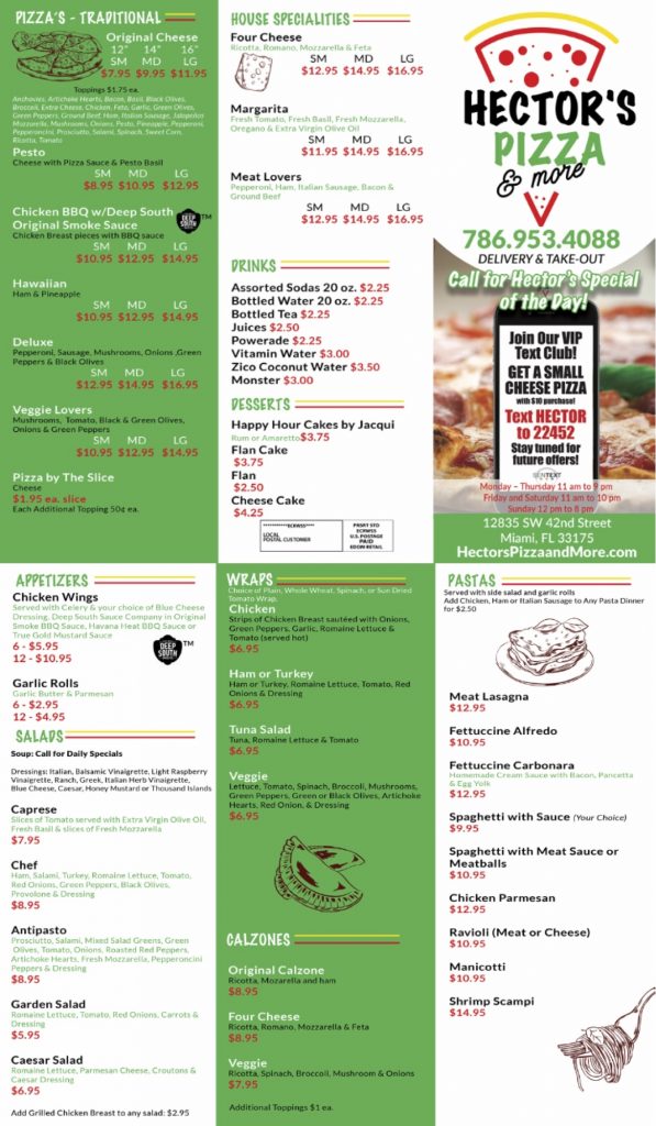 Hector’s Pizza & More (Miami-Kendall) | Jeff Eats