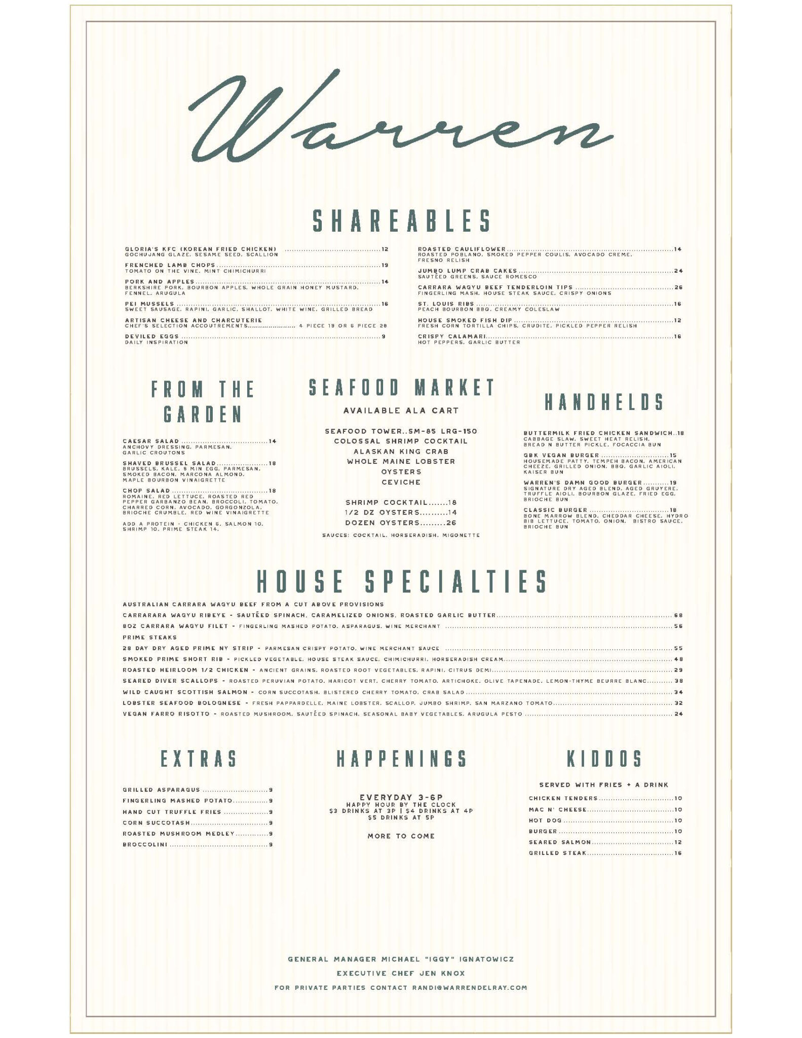 Warren – American/Whiskey/Kitchen (Delray Beach) | Jeff Eats