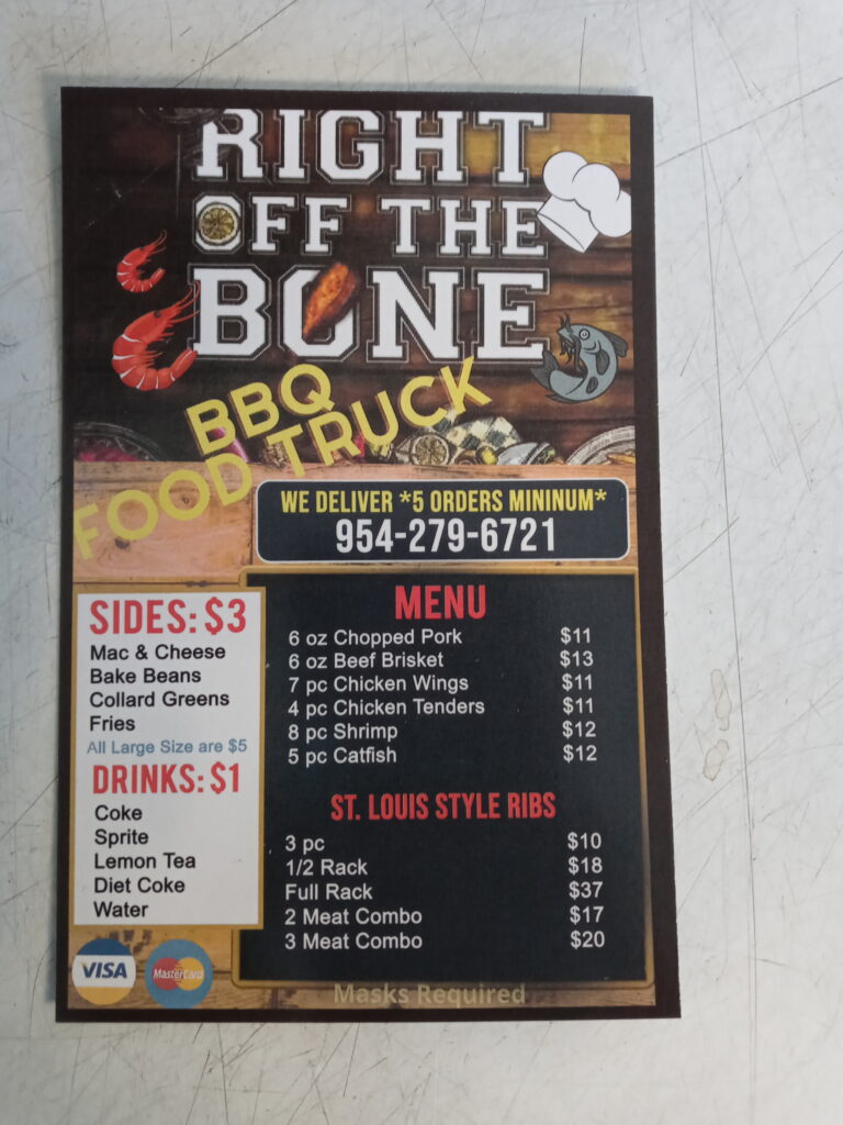 Right Off The Bone BBQ Food Truck (Dade/Broward/Palm Beach Counties ...