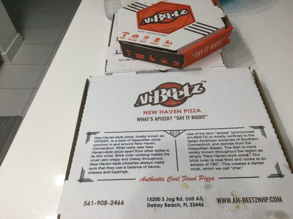 Ah-Beetz New Haven Pizza (Delray Beach) | Jeff Eats