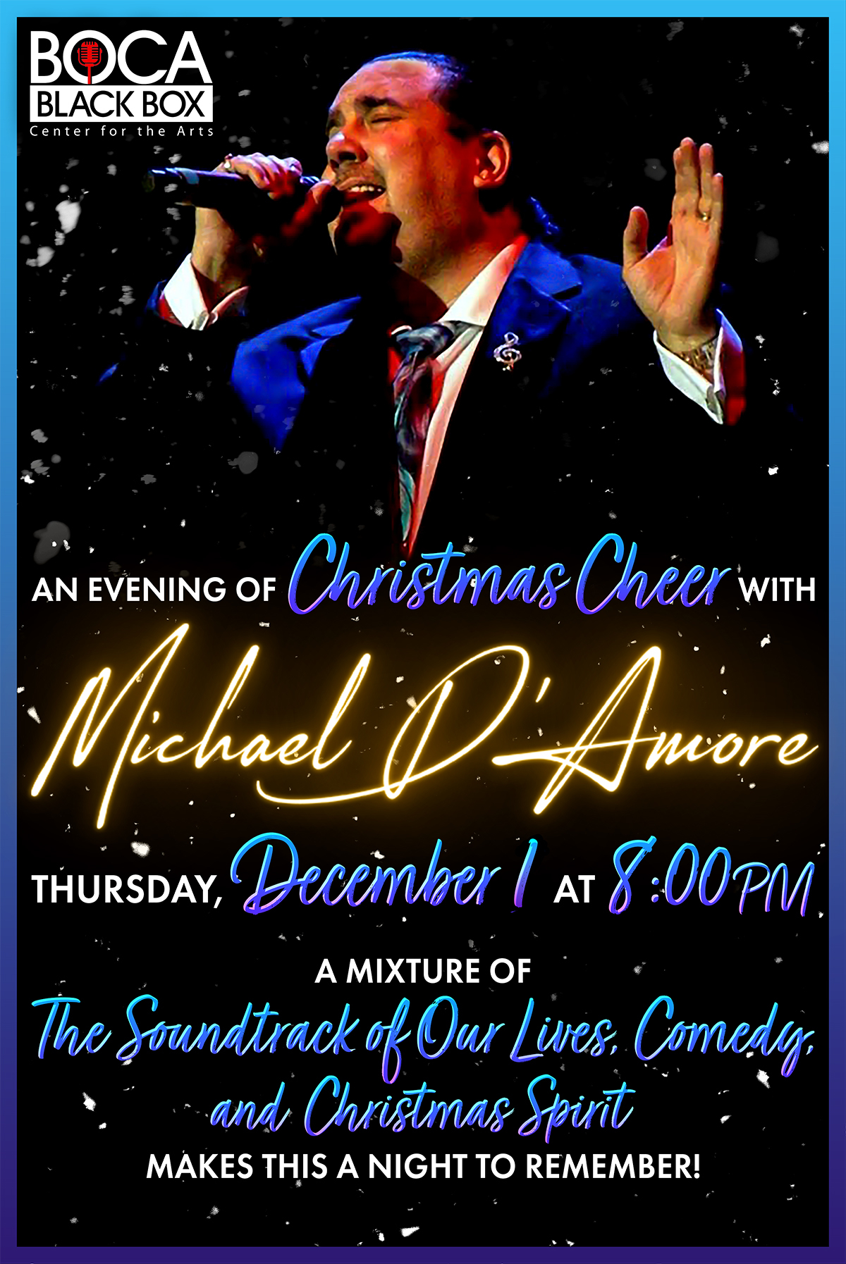 An Evening Of Christmas Cheer Featuring Michael D’Amore (Boca Black Box ...