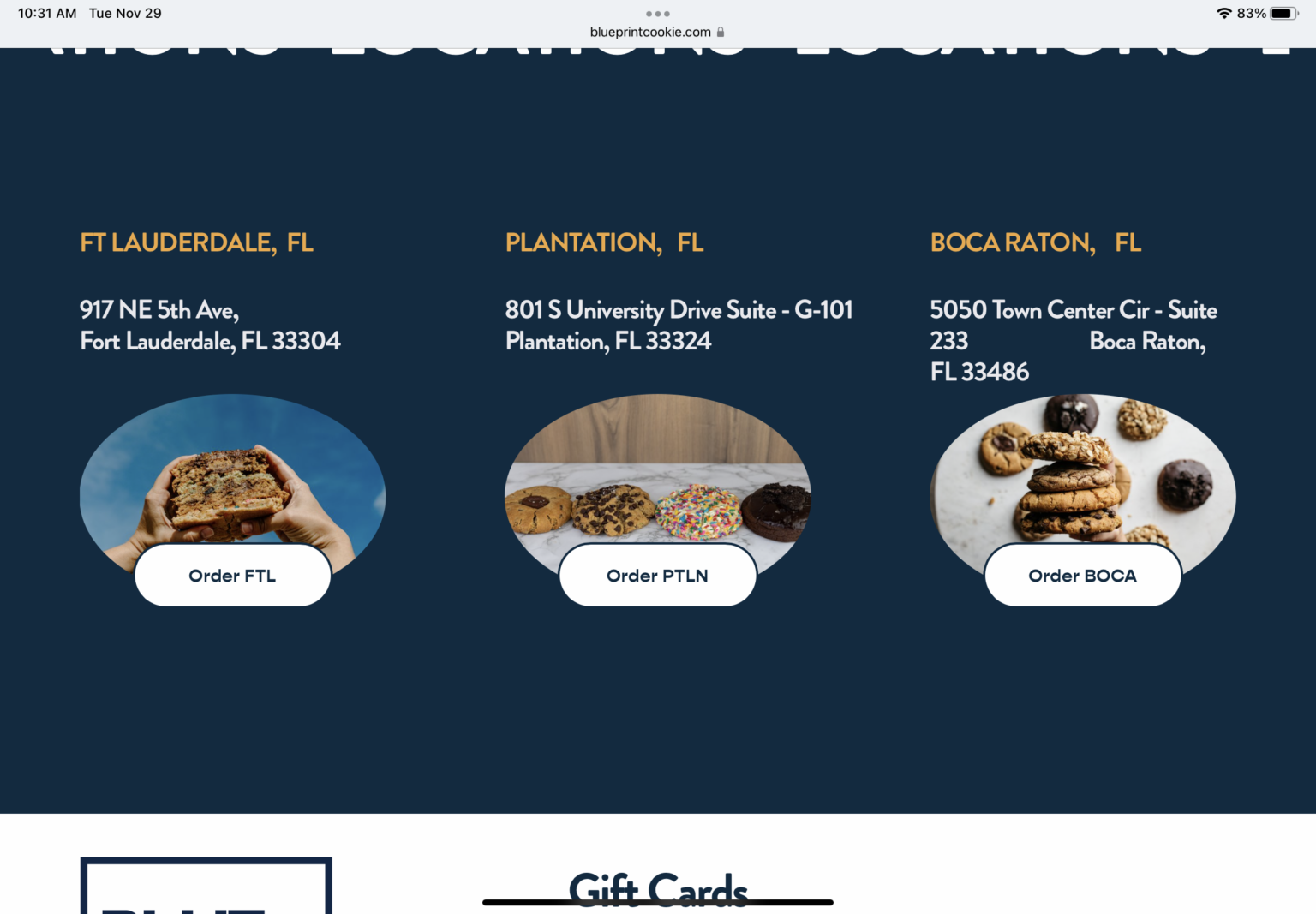Blueprint Cookies (Boca Raton, Plantation, Fort Lauderdale) | Jeff Eats