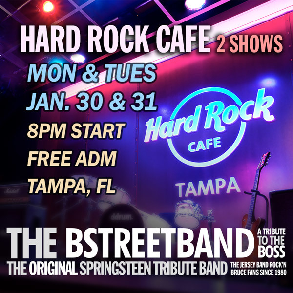 THE BSTREET BAND (Tampa/2- Hollywood/2- Plantation/1- Coconut Creek/1 ...