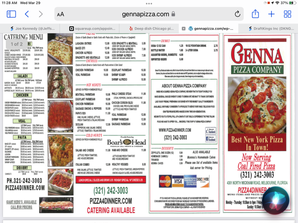 Genna Pizza Company (Melbourne) | Jeff Eats