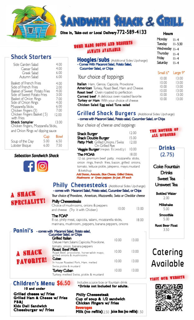 Sebastian Sandwich Shack (Sebastian) | Jeff Eats