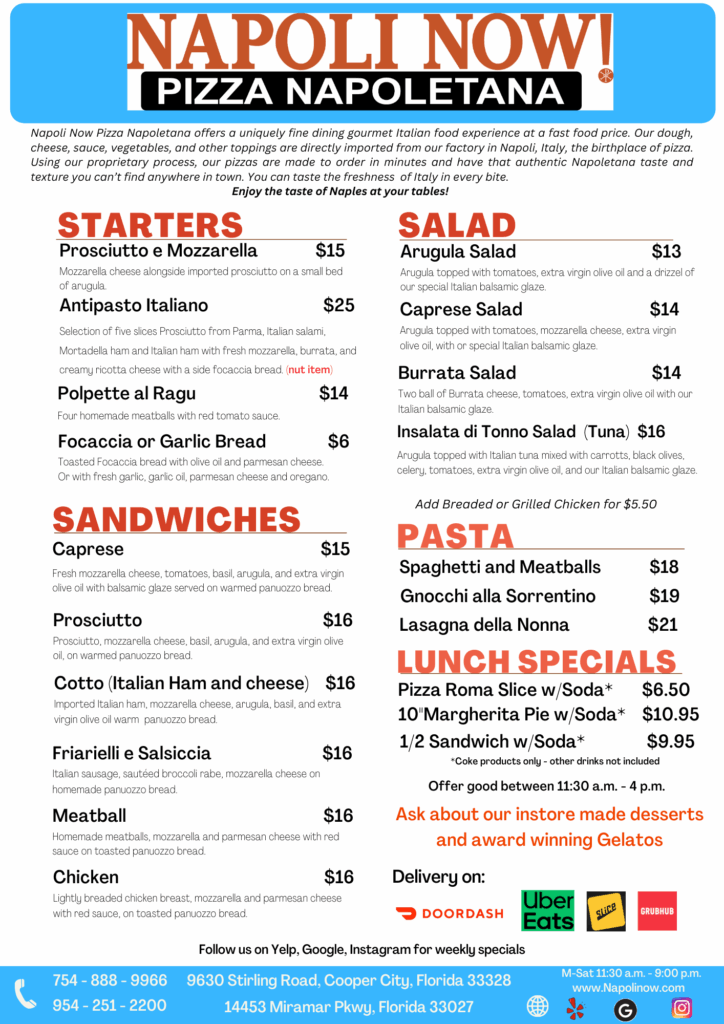 Napoli Now! Pizza Napoletana (Cooper City) | Jeff Eats