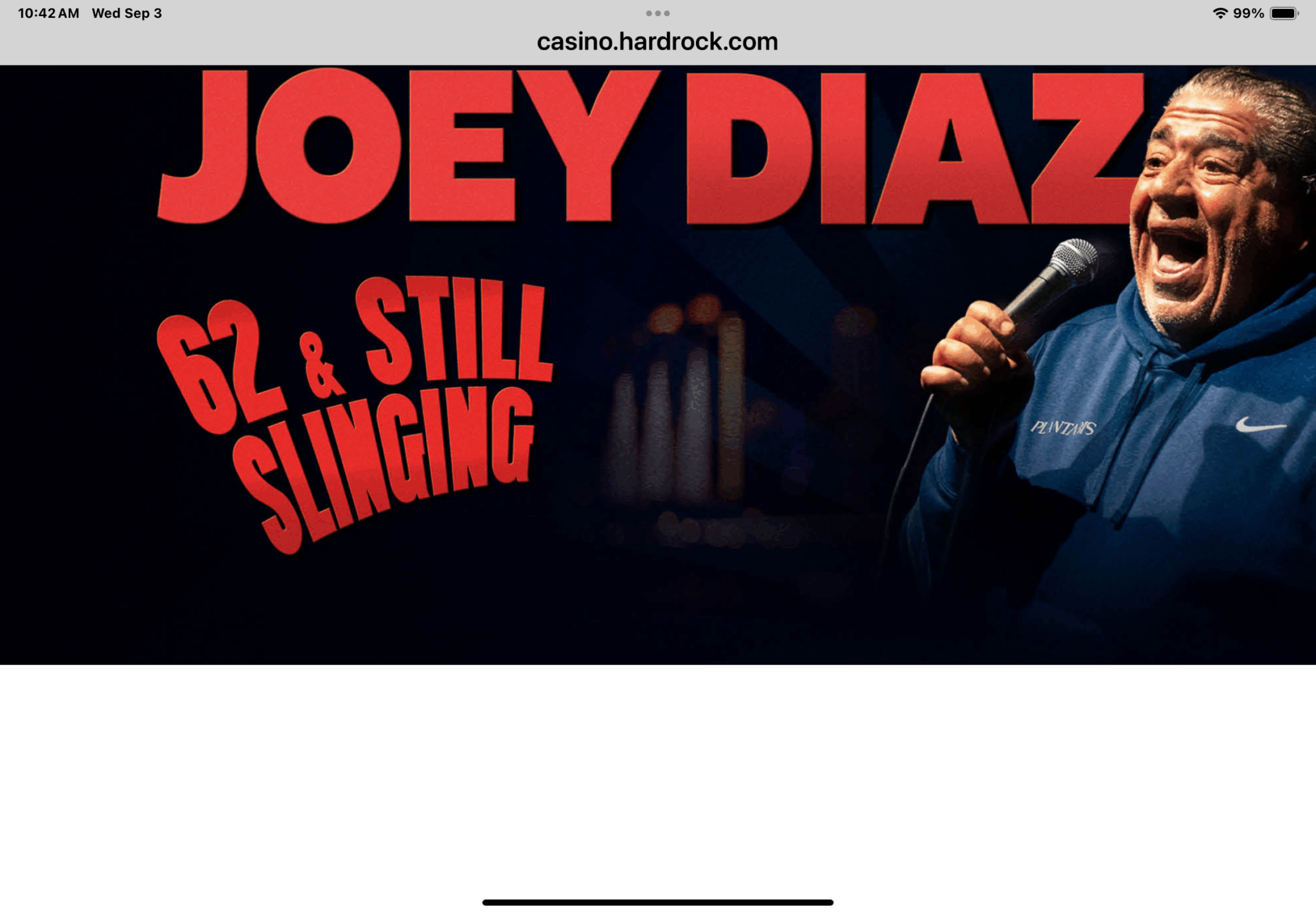 Joey Diaz- Saturday, September 6th, 2025 8pm/ Hard Rock Live (Hollywood ...